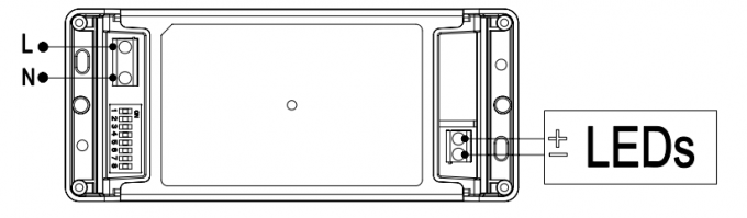 Daylight Motion Sensor Dimming LED Driver 18w 300mA 145 x 62 x 20mm