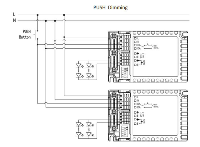 30W Flicker Free DALI2.0 Dimmable LED Driver KL30C-PDiiV