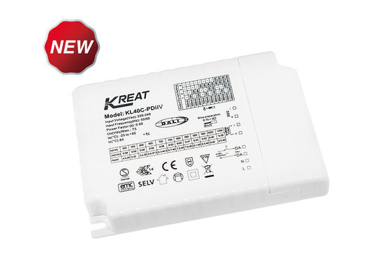 Constant Current DALI Dimmable LED Driver 60W Push Dim With Memory Function