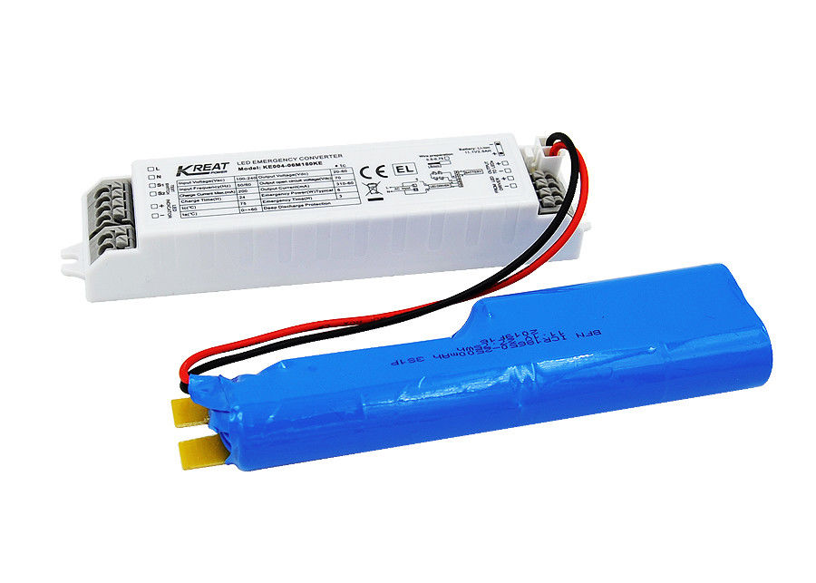 LED Emergency Driver Power 6W Emergency Time 3h & External Li-ion ...