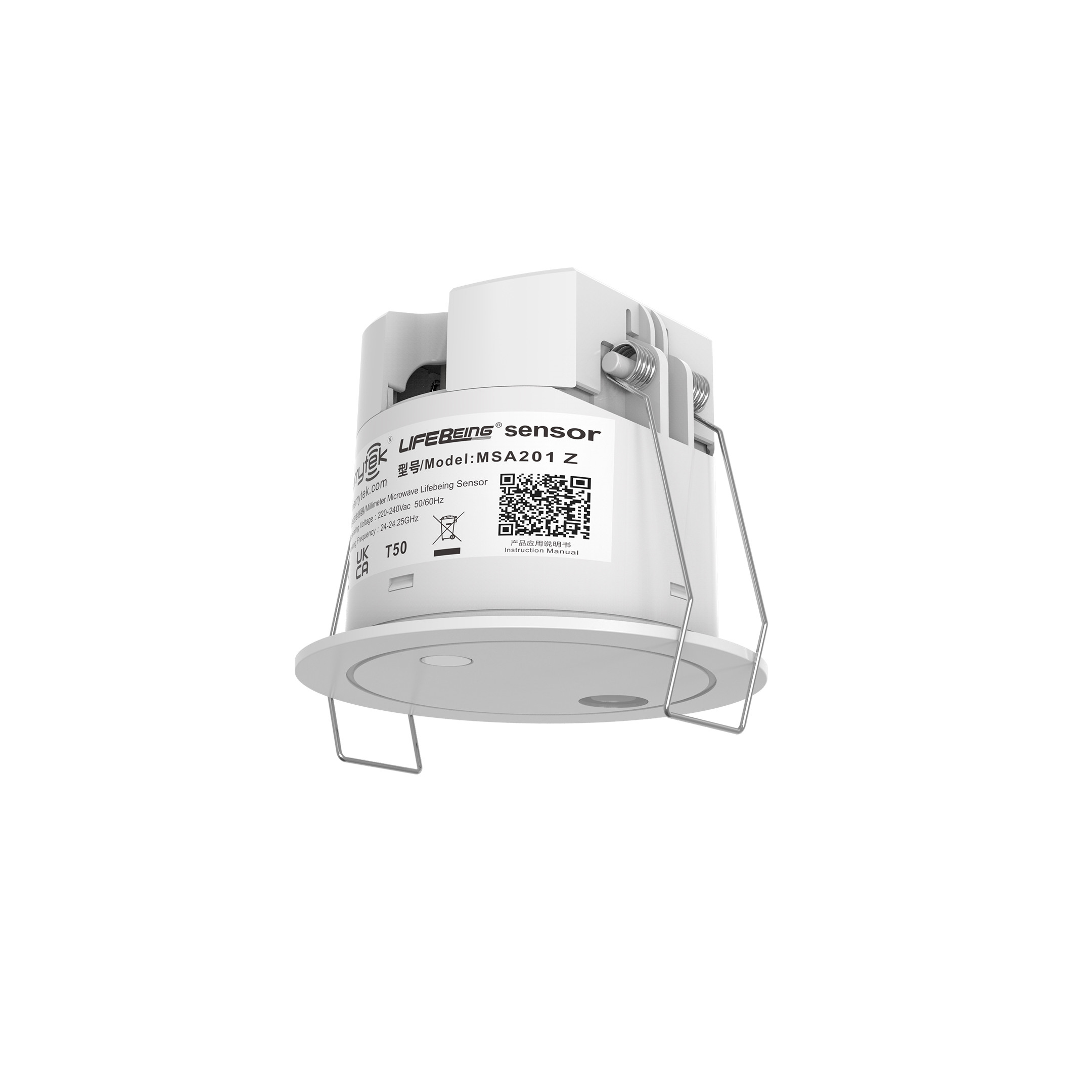 Recessed Mounted 24GHz Lifesnor Sensor Built In Tuya ZigBee Wireless ...