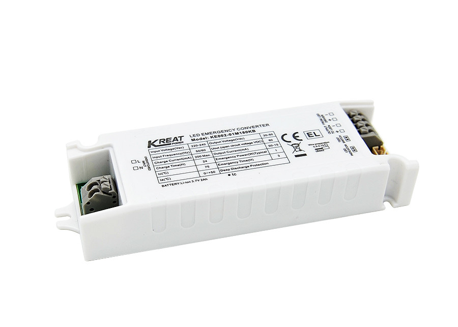 LED Emergency Driver Power 1W Emergency Time 3h & Built-in Li-ion ...